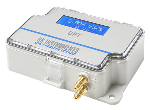 DPT-Flow-Batt til lokal flow visning 7000Pa med display og 9V batteri ...